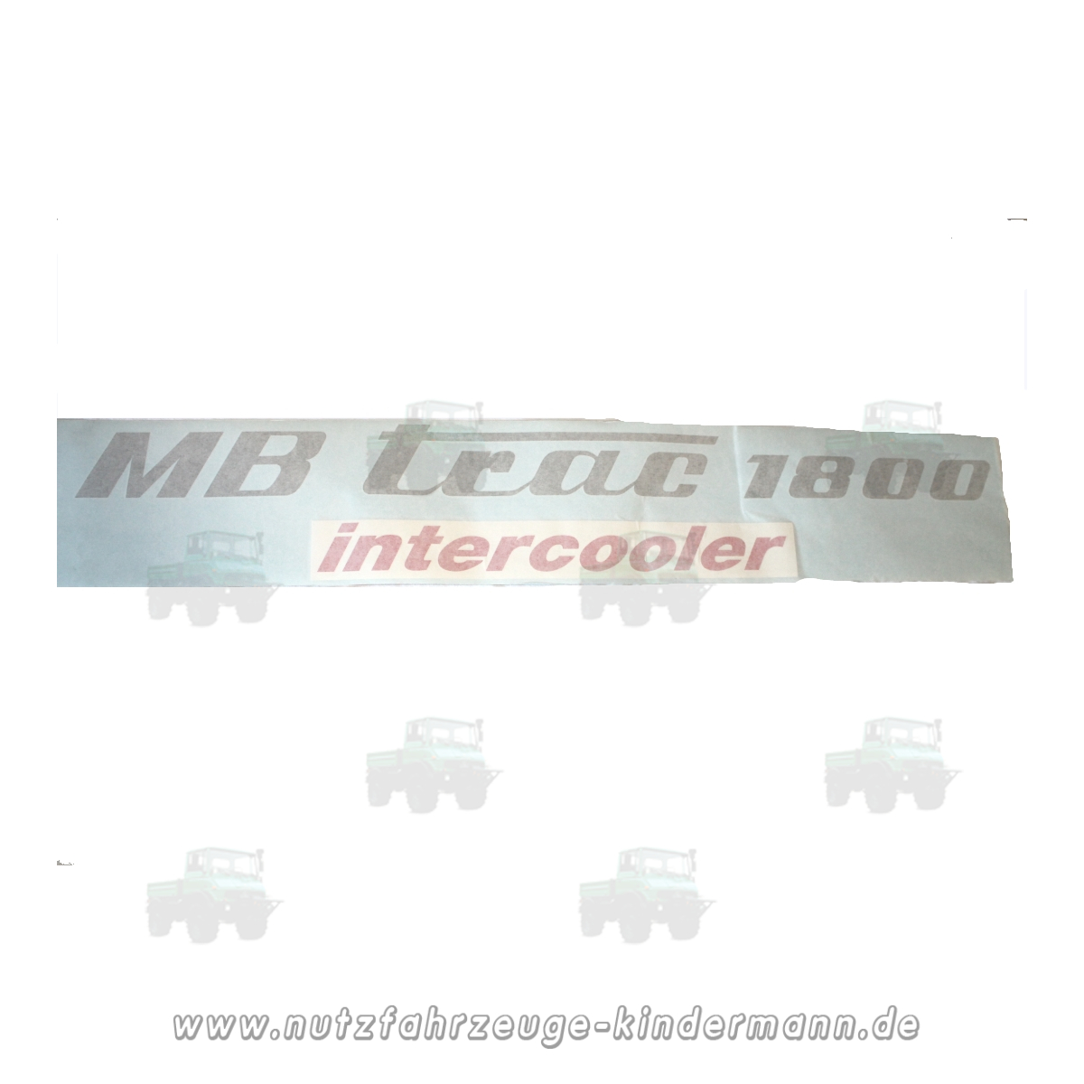 Sticker for side cover - Nutzfahrzeuge Kindermann, 42,85